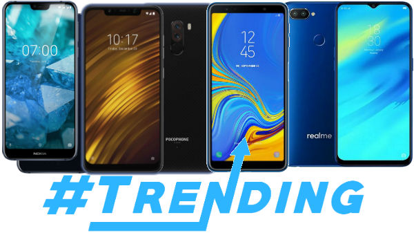 Top Most Trending smartphones of last week: Nokia 7.1, Realme 2 Pro ...