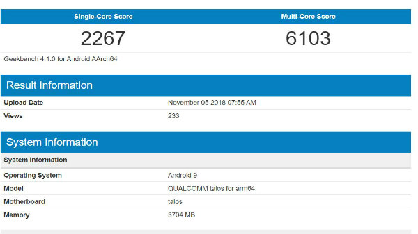 Qualcomm Snapdragon 675 spotted on Geekbench with class leading CPU ...