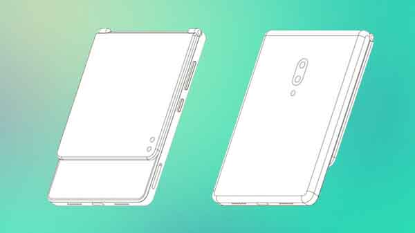 ZTE patents foldable smartphone with clamshell design - Gizbot News