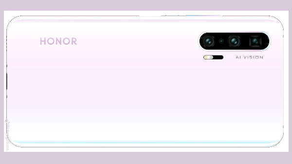 HONOR 20 Pro with quad camera setup spotted in White Gradient color ...