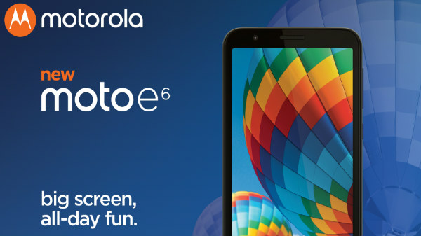 Moto E6 With P2i Coating Officially Launched: Features, Specs, Price ...