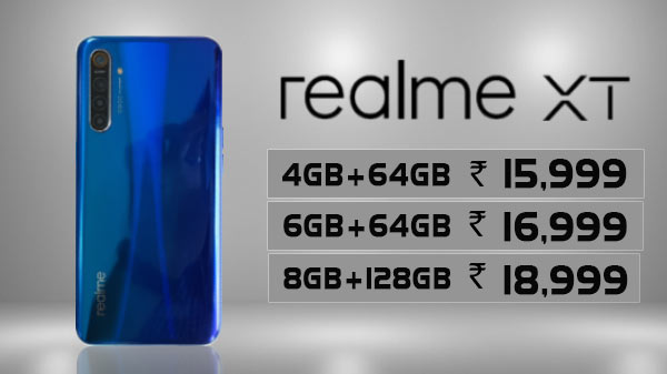 Realme XT With 64MP Camera Launched In India — Price, And Specs ...
