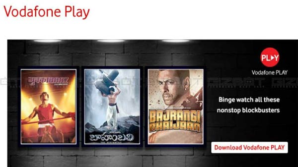 Vodafone Introduces Its Play Mobile Website In India - Gizbot News