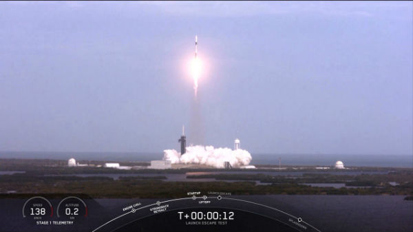 Spacex Crew Dragon Abort System Test Successful Gizbot News
