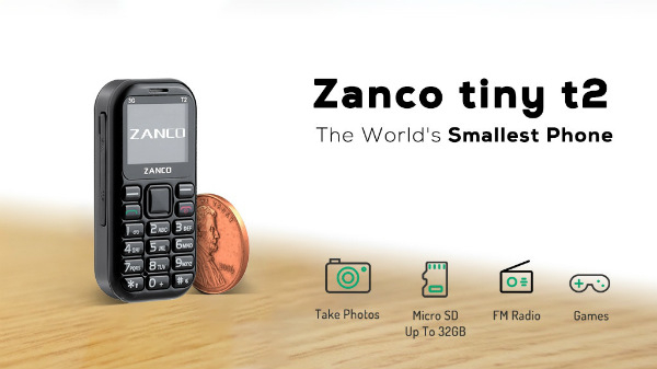 Meet The World’s Smallest Phone, Zanco tiny t2! - Gizbot News