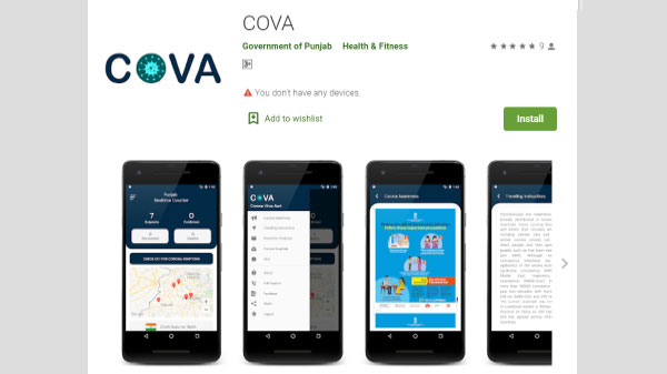 COVA Punjab App To Spread Awareness About Coronavirus - Gizbot News