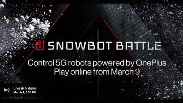 OnePlus Launches Snowbot Battle With Real Bots Capable Of Throwing Snow ...