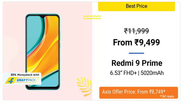 Flipkart Smartphone Carnival Sale: Discount On Redmi 9i, Redmi 9 Prime ...