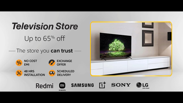 Amazon Sale Offering Up To 65% Off On Television: Discount Offers On ...