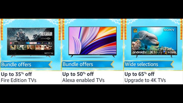 Amazon Great India Festival Sale 2021: Discount Offers On 4K TVs, Premium TVs, Large Screen ...