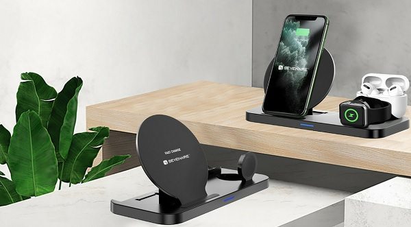 This Foldable 3-in-1 Wireless Charging Dock For Apple Devices Is Worth ...