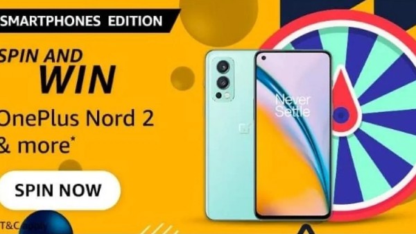 Amazon Smartphones Edition Spin And Win Quiz Answer: Win OnePlus Nord 2 - Gizbot News