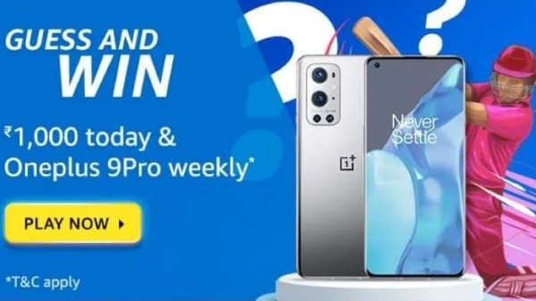 Amazon T20 Cricket Fever Guess And Win Quiz Answers: Win OnePlus 9 Pro - Gizbot News