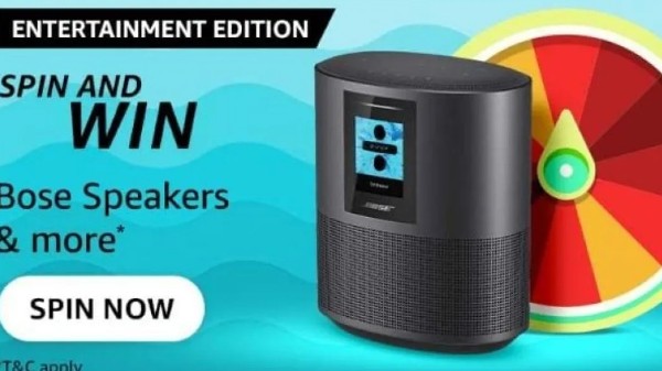 Amazon Entertainment Edition Spin And Win Quiz Answer: Win Bose Home Speaker - Gizbot News
