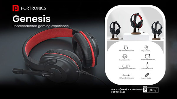 Portronics Introduced Affordable Gaming Headphones Called Genesis: What ...