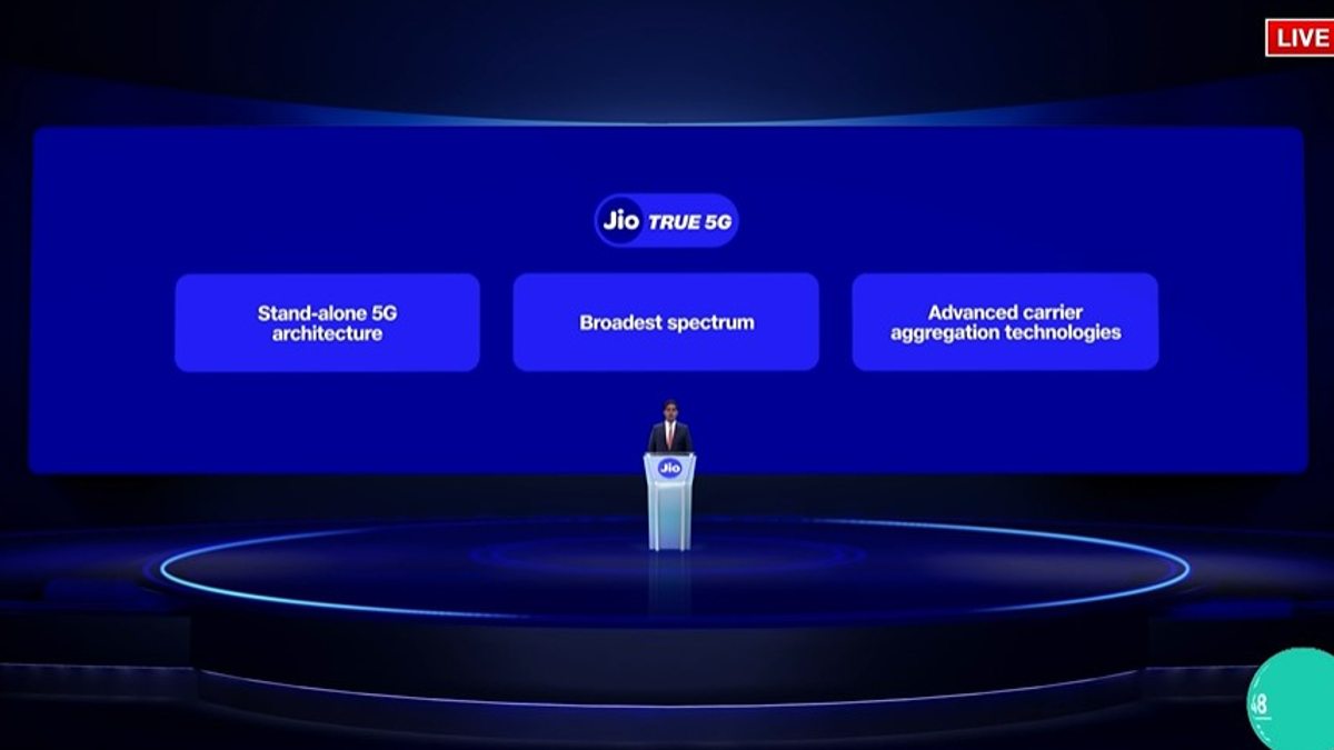 Jio 5G Announced: Jio Standalone 5G, Jio True 5G Announced - Gizbot News