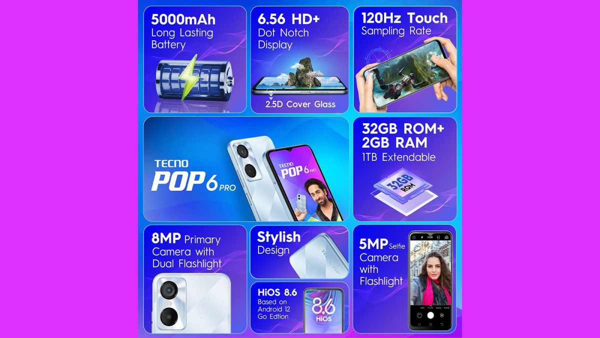 Tecno Pop 6 Pro Launched In India: Price, Specifications - Gizbot News