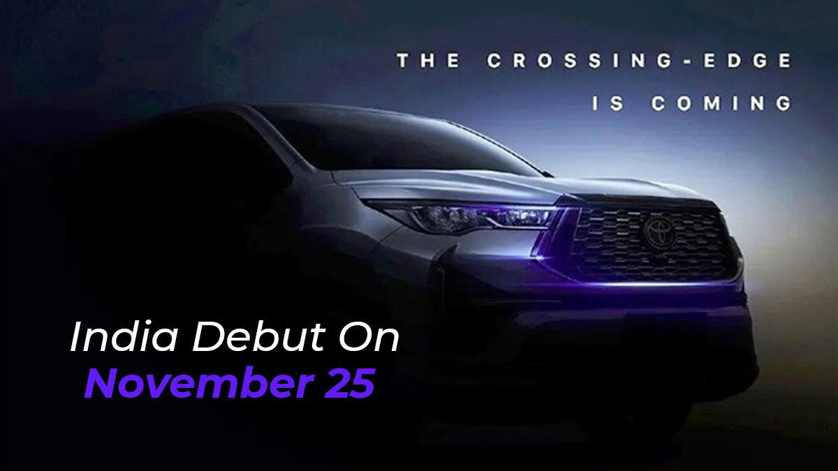 Toyota Innova Hycross India Launch Set For November 25: A Front-Wheel ...