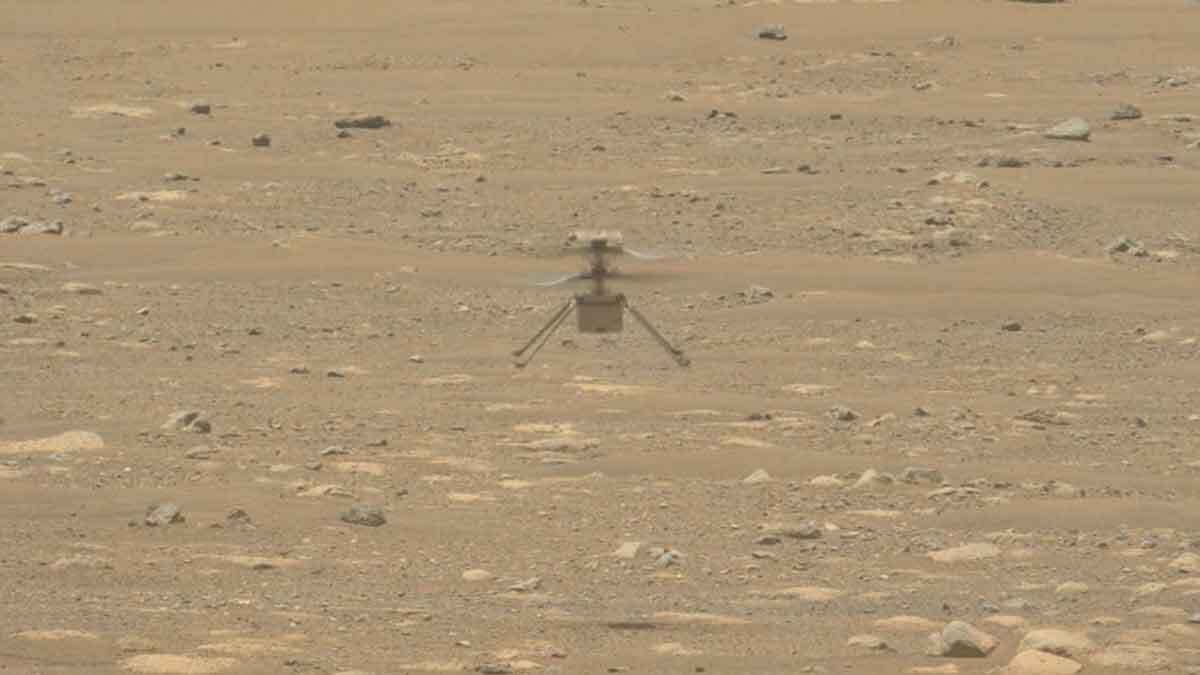 NASA Ingenuity Helicopter Sets Record For Shortest Flight on Mars ...
