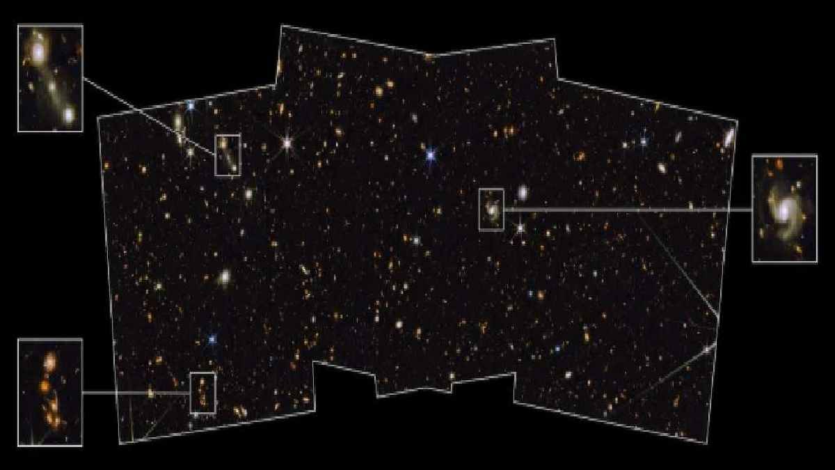 James Webb Telescope’s Survey Image Shows Shining Galaxies - Gizbot News
