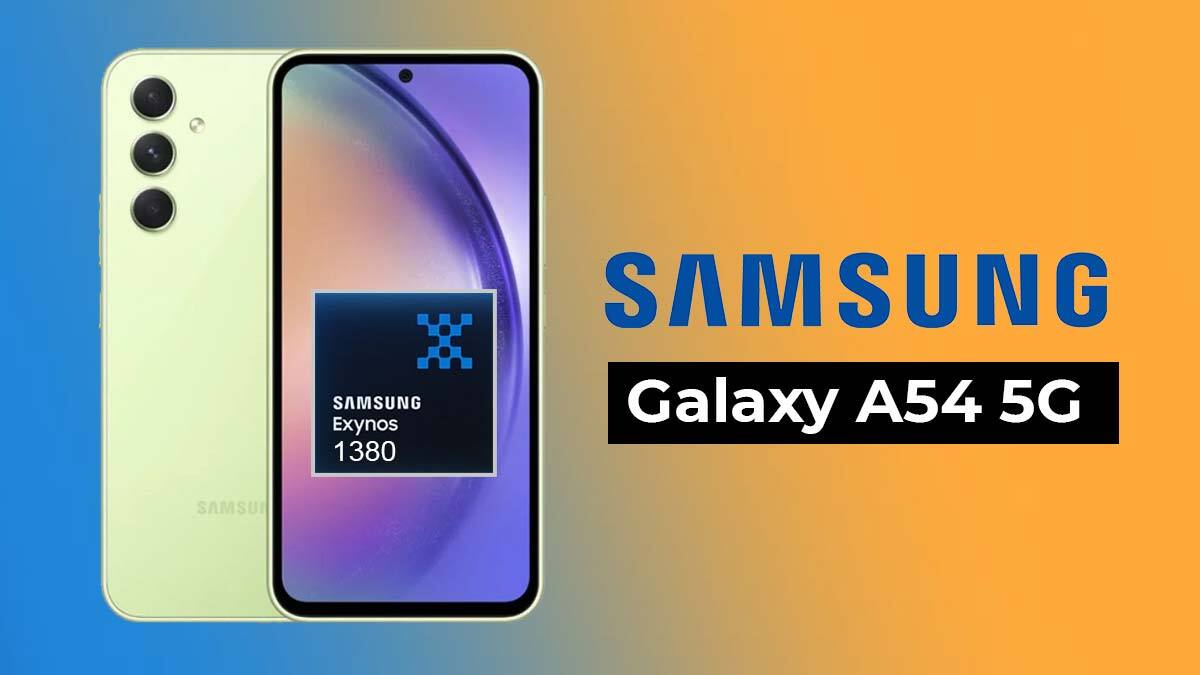 Samsung Galaxy A54 5G Design Renders, Specifications Leak: Exynos 1380 ...