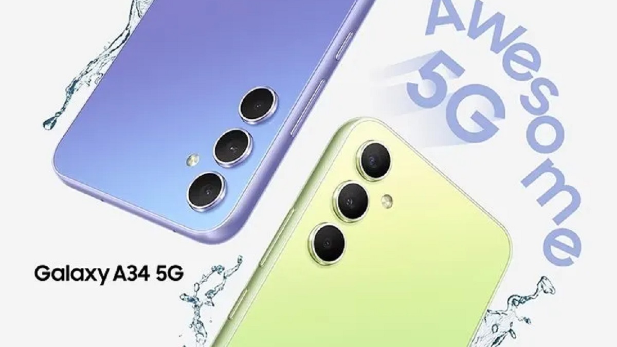 Samsung Galaxy A34 5G Promotional Posters Leak: Confirm Colors, Design ...