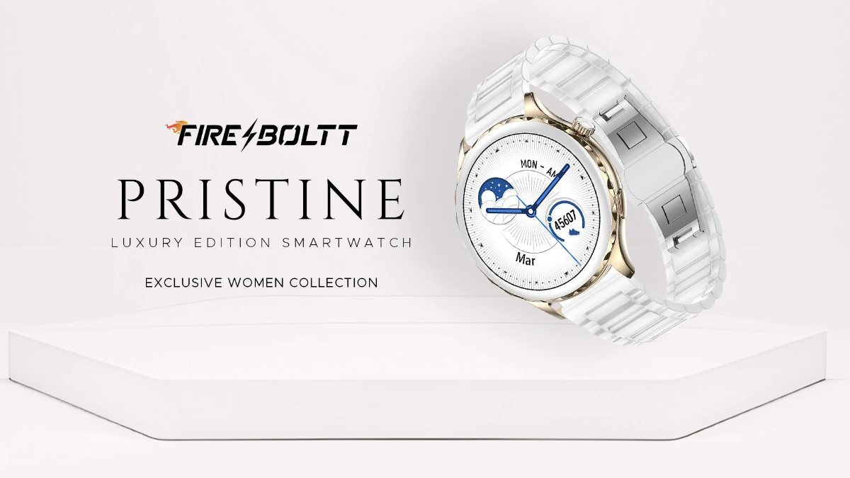 Fire-Boltt Pristine Smartwatch Launched For ₹2,999 - Gizbot News