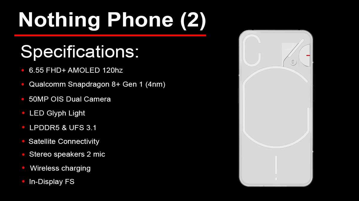 Nothing Phone (2) full specifications revealed ahead of Summer 2023 ...