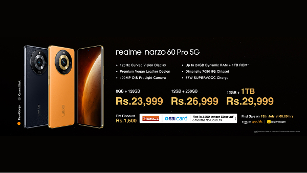 Realme Narzo 60 5G, Realme Narzo 60 Pro 5G Launched in India: Check Price, Specs, Offers ...