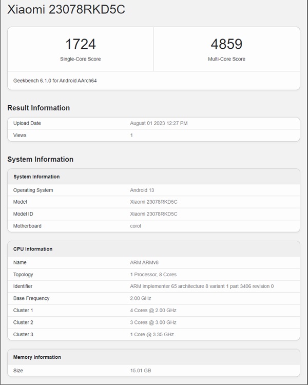 Redmi K60 Ultra Surfaces On Geekbench With Flagship Dimensity 9200+: Is ...