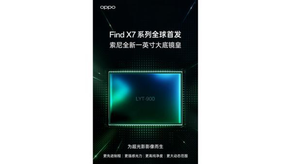 OPPO Find X7 Series to Feature Sony LYT 900 1-inch Sensor - Gizbot News
