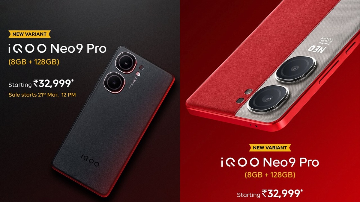 iQOO Neo 9 Pro 8GB/128GB Model Goes on Sale in India at 12 noon Today via Amazon - Gizbot News