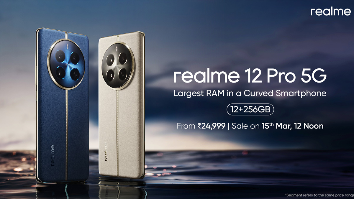 Realme 12 Pro 12GB + 256GB Variant Launched in India: Check Price ...