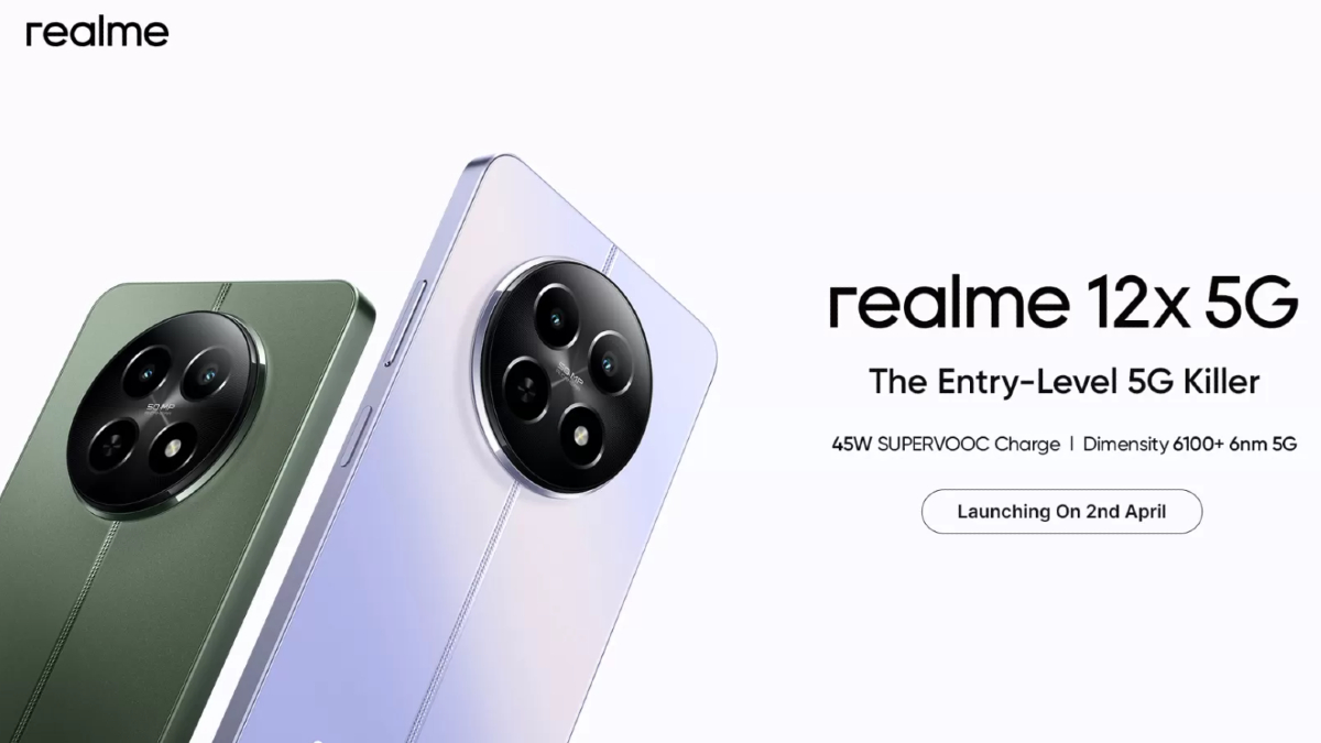 Realme 12x 5G Launch Date in India set for April 2: Key Specifications, Design Revealed - Gizbot ...