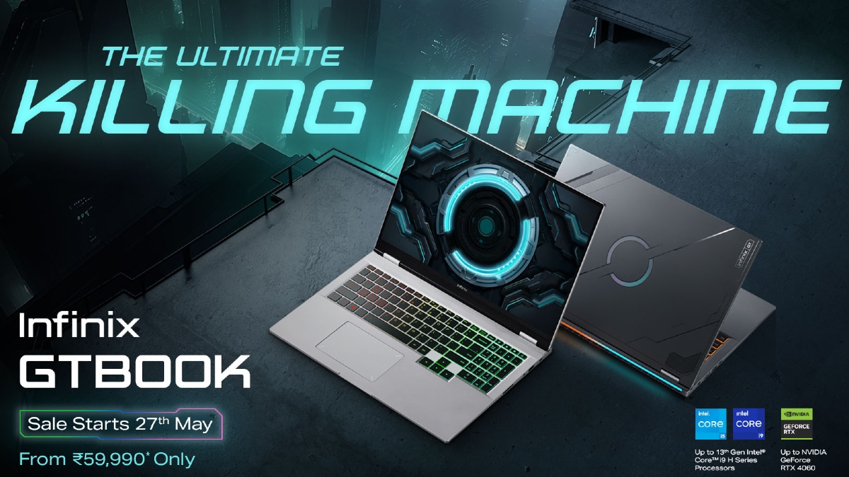 Infinix GT Book Gaming Laptop Launched in India with up to 13th Gen ...