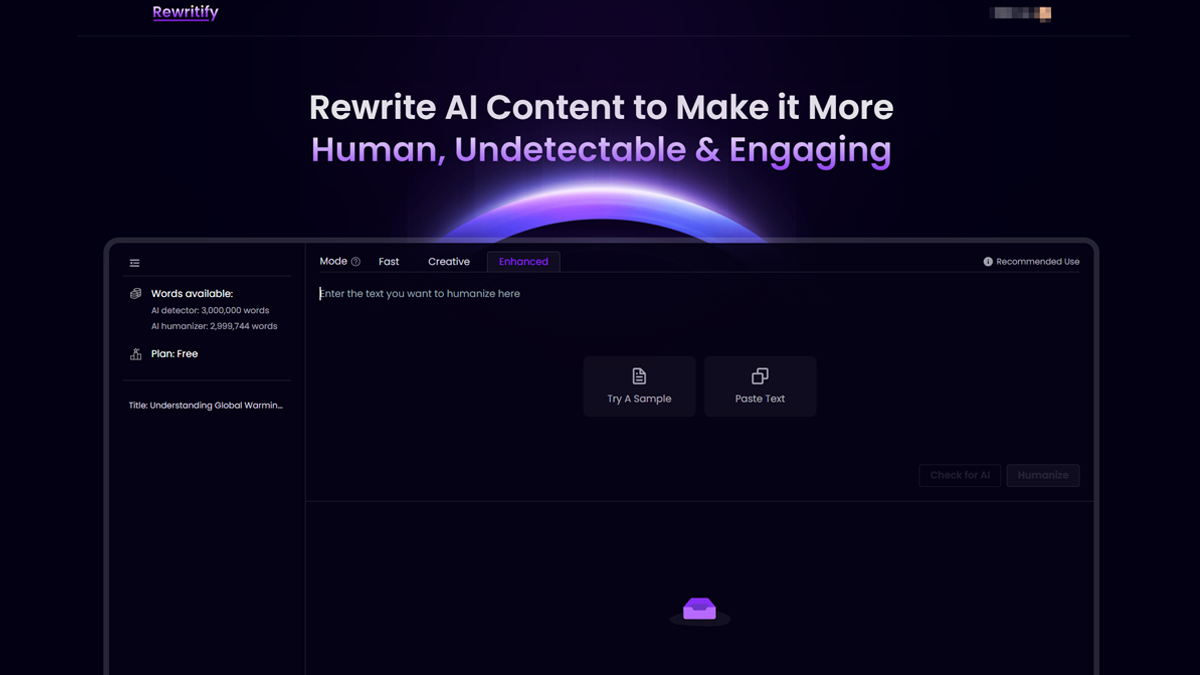 Rewritify.ai Review: Can It Bypass AI Detectors for Free? - Gizbot News