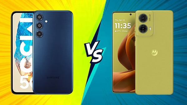 Samsung Galaxy M35 5G Vs Motorola G85 5G: Big Battery Custom OS Or ...