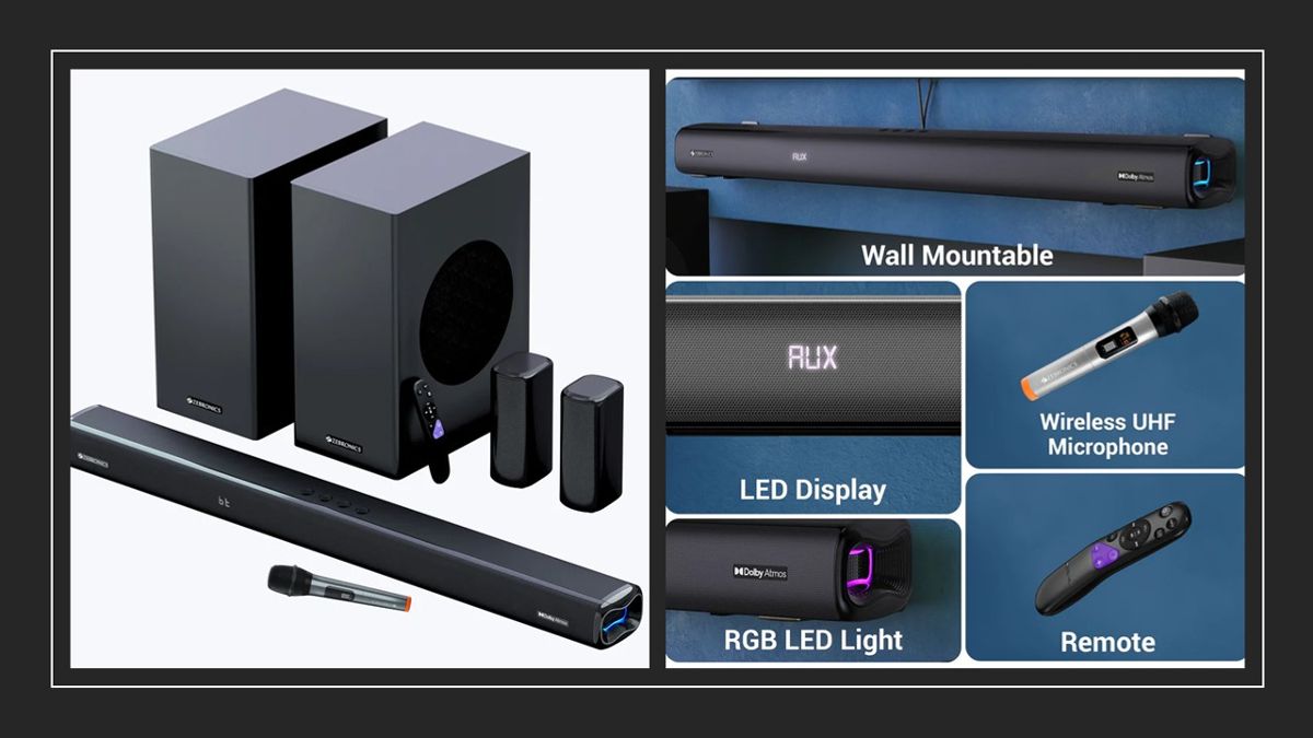 Zebronics Launches Zeb Juke Bar 9850 in India with Dolby Atmos, 725 RMS ...