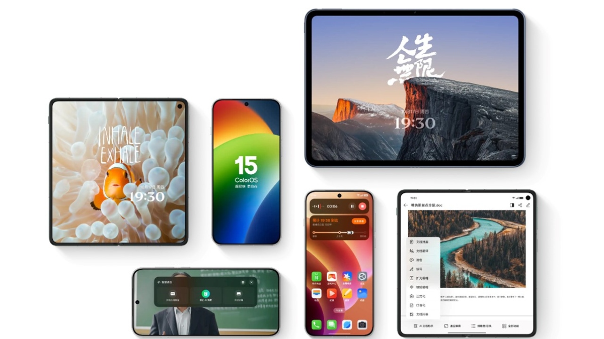 OPPO ColorOS 15 Announced with Refreshed Design, AI Enhancements, and ...