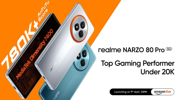 Realme Narzo 80 Pro, Narzo 80x 5G Launching in India at 12 noon Today ...