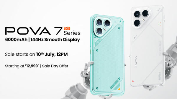 Tecno POVA 7, POVA 7 Pro with MediaTek Dimensity 7300-Ultimate SoC, 144Hz Display, 6000 mAh ...