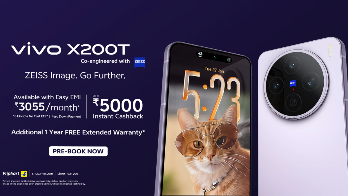 Vivo X200T Launched in India with MediaTek Dimensity 9400+ SoC, Three ...