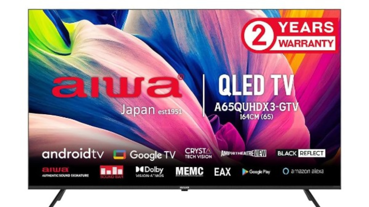 Aiwa 65-inch QLED Google TV Launched in India: Price and Features ...