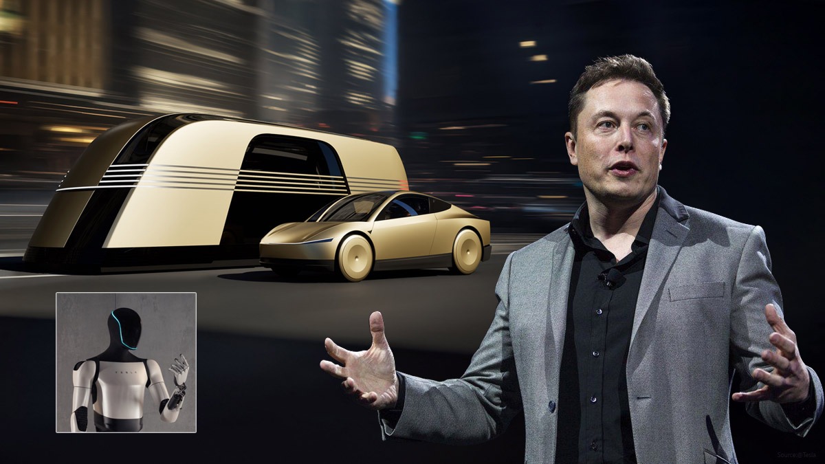 Elon Musk announces Tesla Cybercab: A fully autonomous robotaxi without ...
