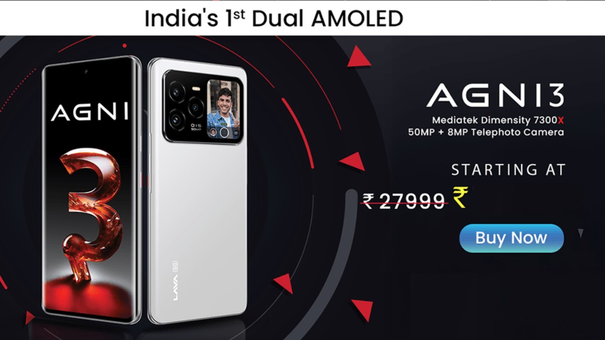 Amazon Lava Days Sale: Lava Agni 3 5G can be bought at a huge discount; Details inside | ആമസോണി ...