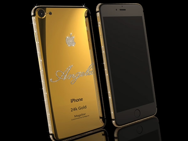 In Pics: Apple iPhone 7 Gold Diamond Cluster - Gizbot