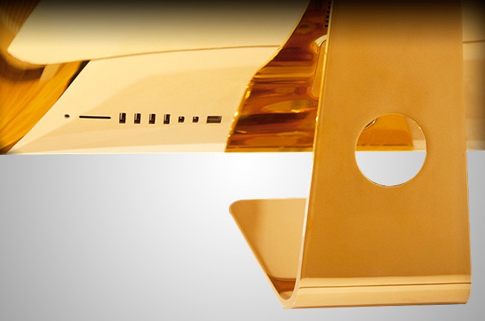 In Pics: 24k gold iMac - Gizbot