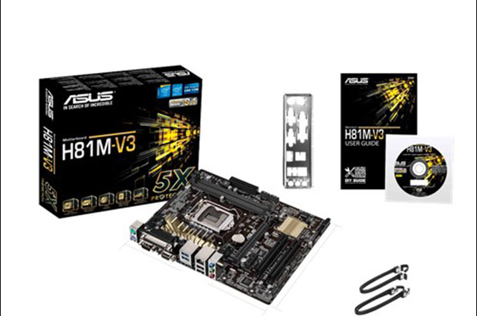 In Pics: ASUS H81M-V3 - Gizbot