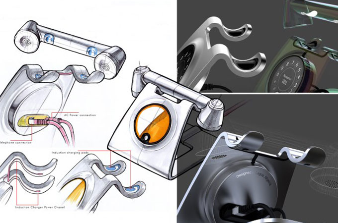 In Pics: Dreyfuss Landline Phone Concept Design - Gizbot