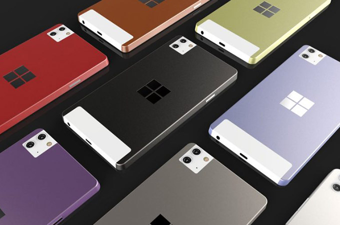 In Pics: Microsoft Surface Phone Concept Design - Gizbot